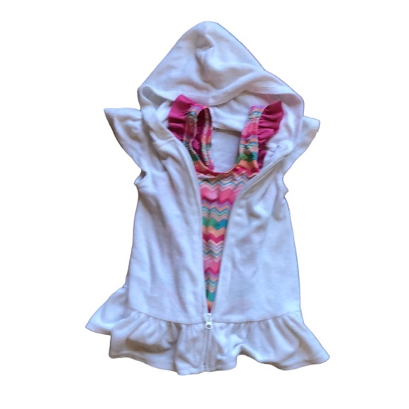 Ralph Lauren | Swim | Ralph Lauren White Hooded Beach Robe Sz 2t Terry ...